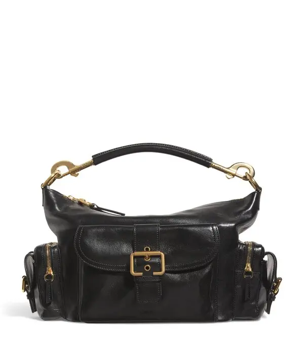 Chloé Medium Leather Camera Bag - Black