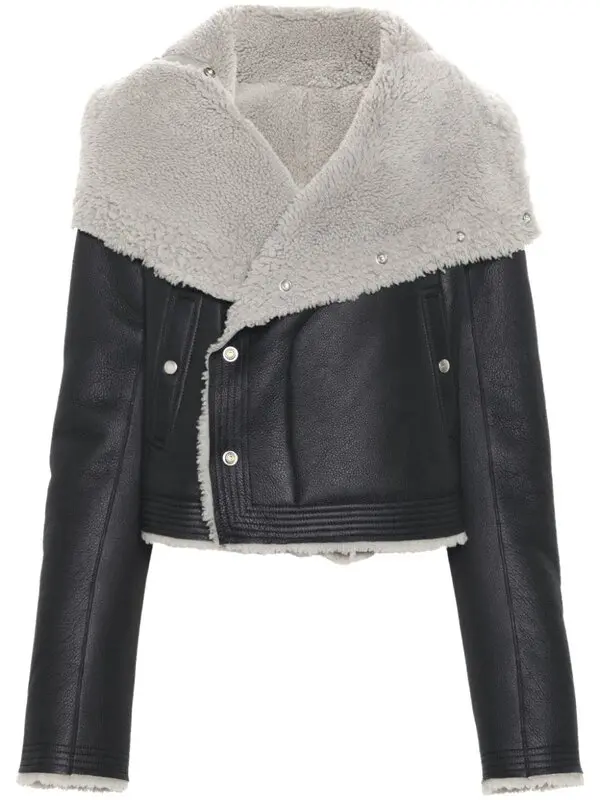 Rick Owens Leather Jacket In Black - 34% Off | Editorialist