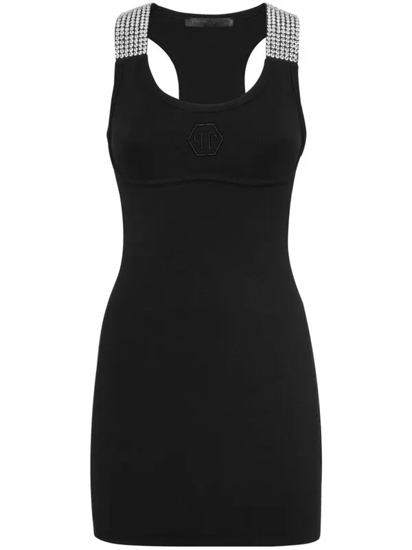 Philipp Plein Crystal-embellished Minidress