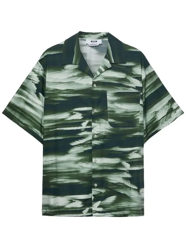 MSGM Abstract-pattern Shirt
