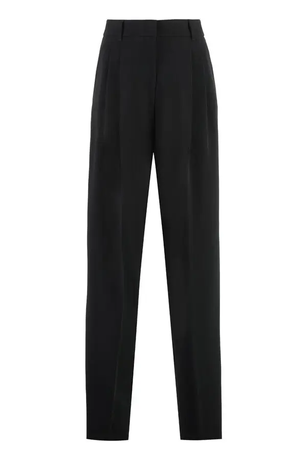 MAX MARA STUDIO Latina High-waist Crêpe Trousers