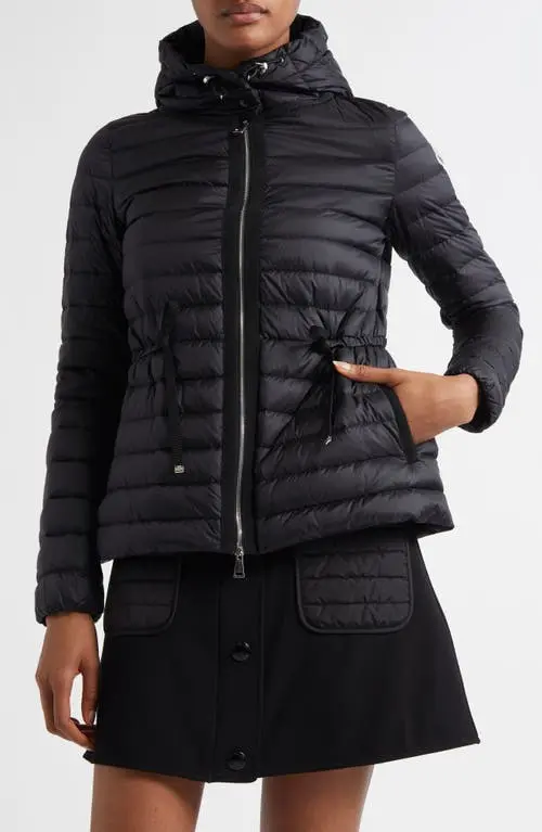 Moncler Raie Short Puffer Jacket - Black