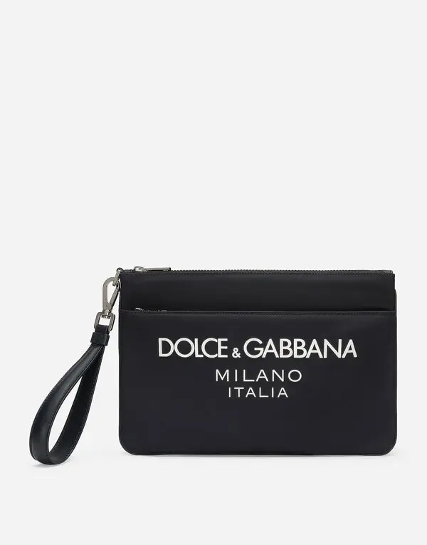 Dolce & Gabbana Nylon Clutch - Blue