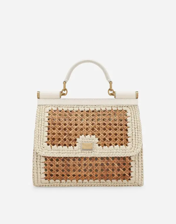 Dolce & Gabbana Large Sicily Handbag - Beige