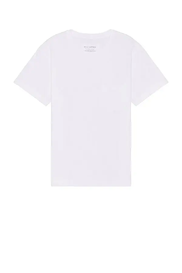 NILI LOTAN Brandon Tee In Black - White
