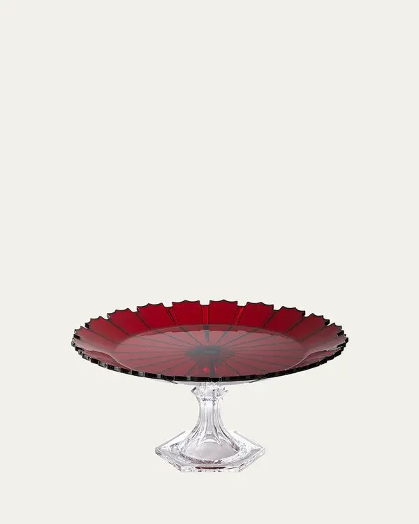 MARIO LUCA GIUSTI Ninfea Cake Plate - Red
