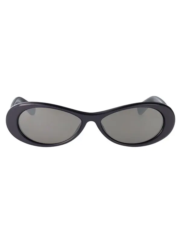 Jacquemus Nuvola Sunglasses - Metallic Gun/ Silver/ Silver