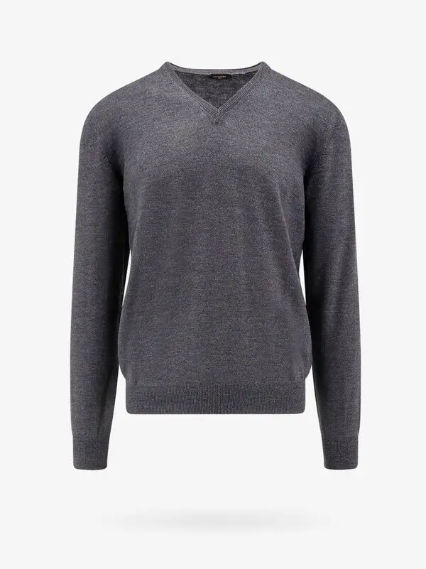 NUGNES 1920 Virgin Wool Sweater - Grey