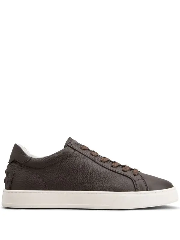 TOD'S Allacciata Cassetta Leather Sneakers - Brown