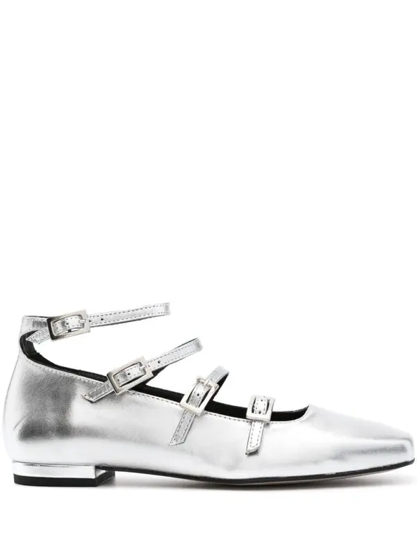ALOHAS Luke Ballet Flats - Silver