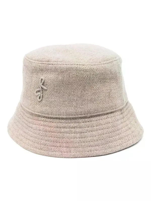 Ruslan Baginskiy Monogram-embellished Bucket Hat