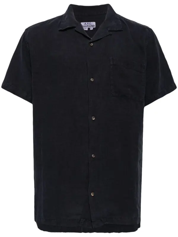 A.P.C. Weekend Jjjjound Shirt In Blue - 40% Off | Editorialist