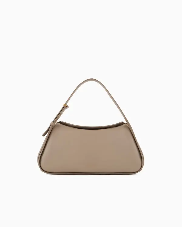 Giorgio Armani Leather Handbag - Brown