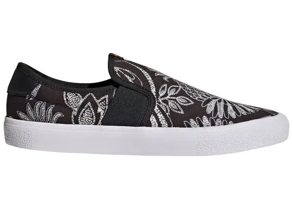 Adidas Floral Print Slip-on Sneakers