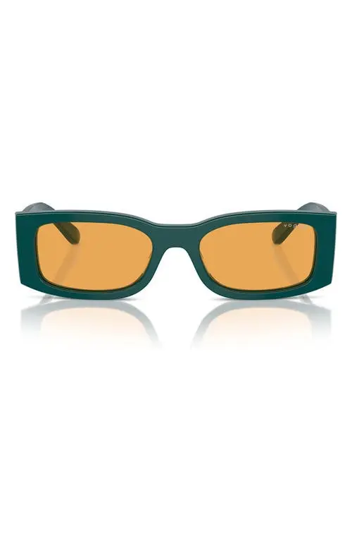 VOGUE 53mm Rectangular Sunglasses - Full Octanium
