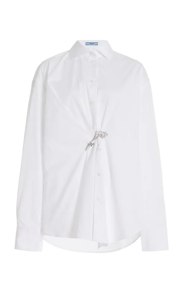 Prada Poplin Shirt - White