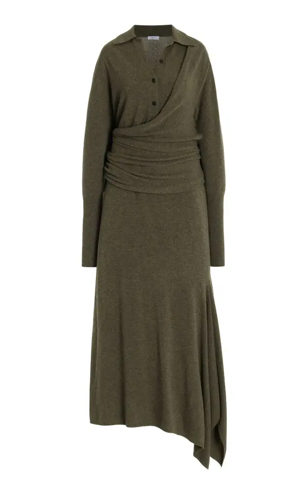 green cashmere sweater dress Feeling Your Best Emerald Green Sweater Dress – Shop the Mint main image 0