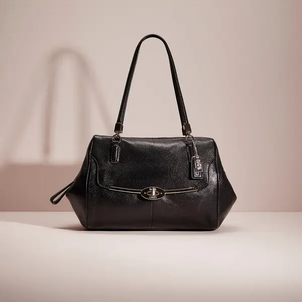 Coach Restored Madison Small Madeline East/west Satchel - Silver/black ...