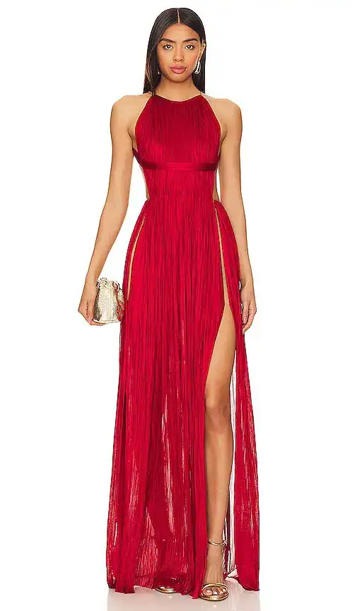 Maria Lucia Hohan Reverie Gown - Salsa | Editorialist