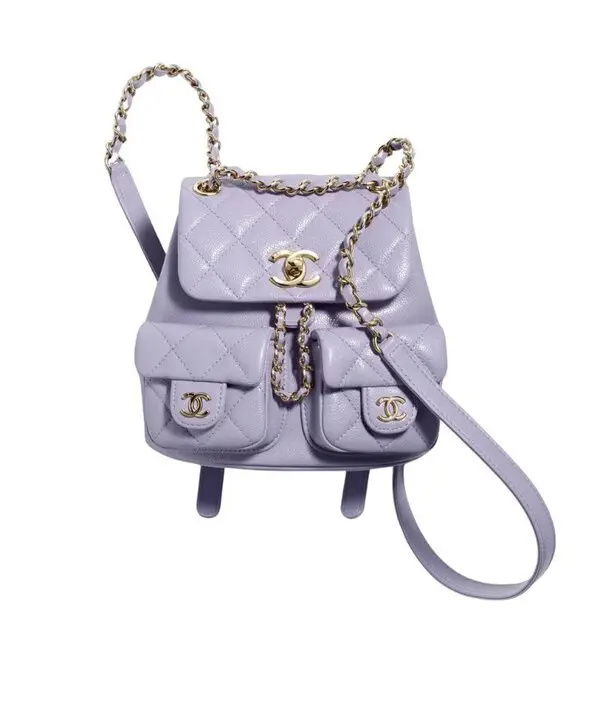 Chanel Small Backpack - Light Purple | Editorialist