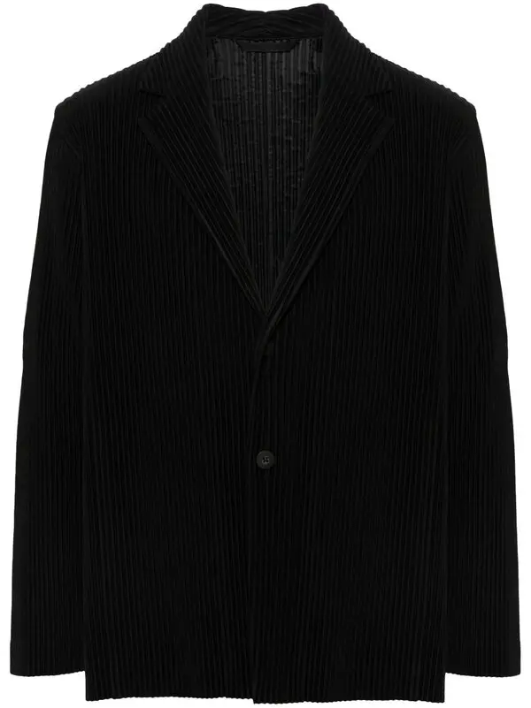 Issey Miyake Plissé Blazer - Black