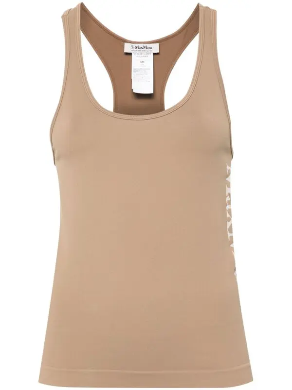 Max Mara Fortuna Logo-jacquard Tank Top