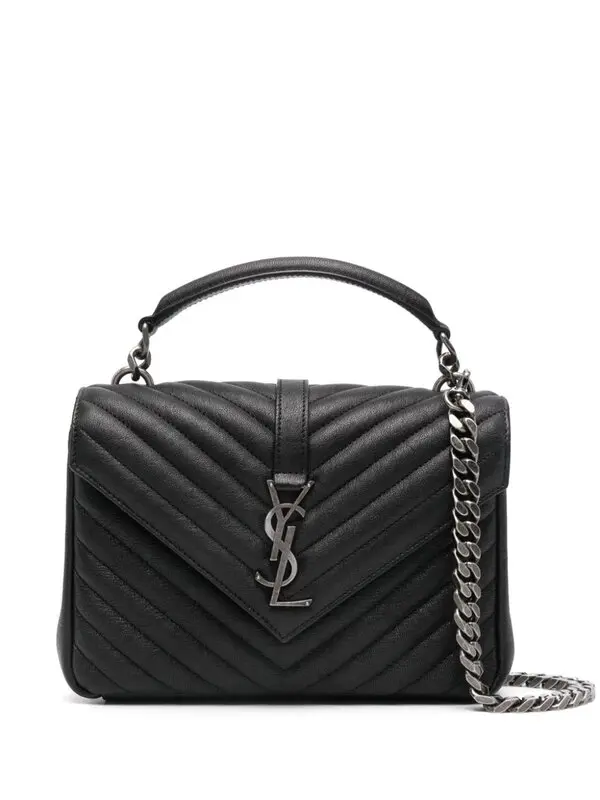 Saint Laurent College Shoulder Bag - Black