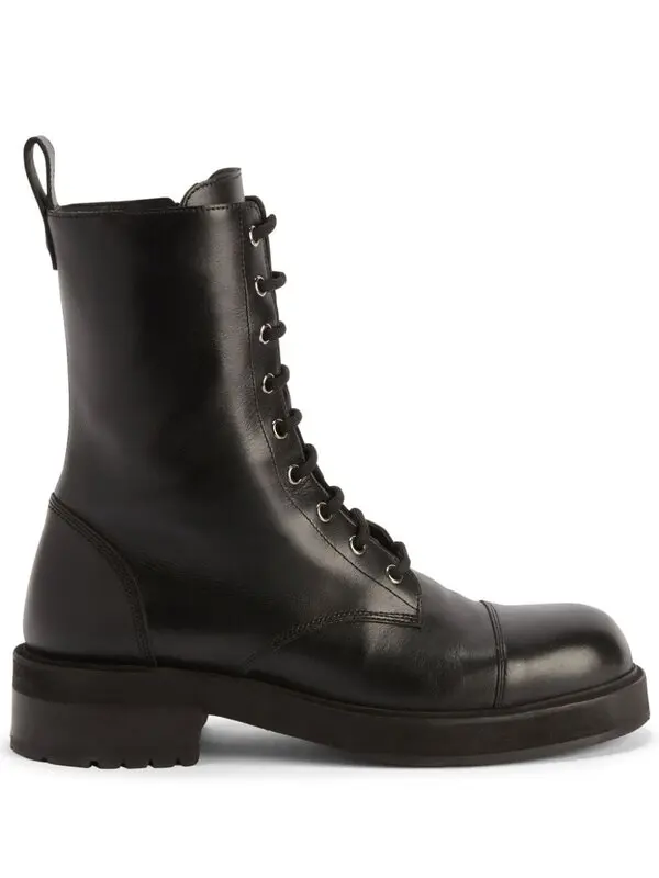 GIUSEPPE ZANOTTI Toluse Leather Ankle Boots