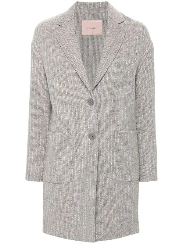 TWINSET Sequinned Coat