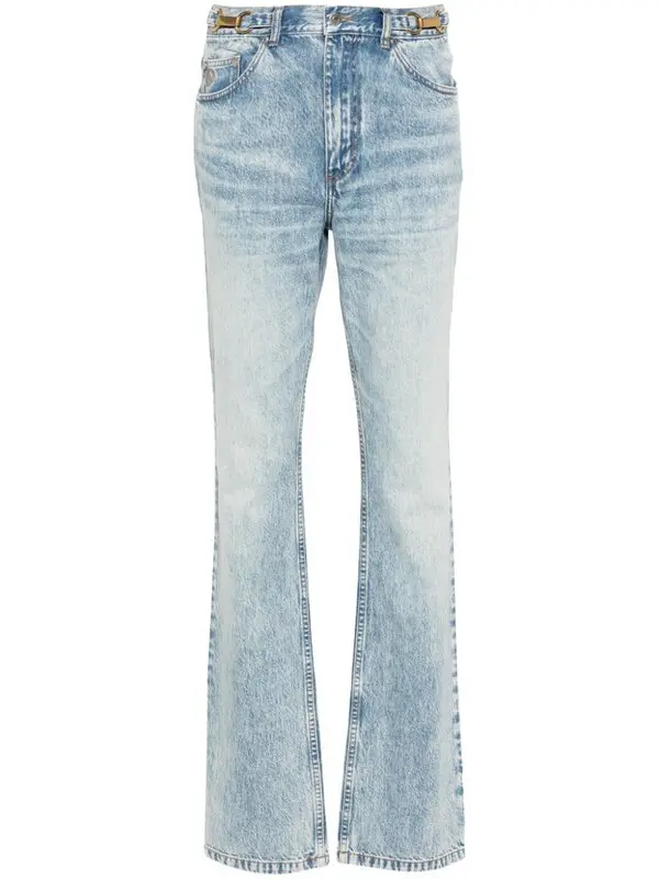 Stella McCartney Clasp-embellished Tapered Jeans