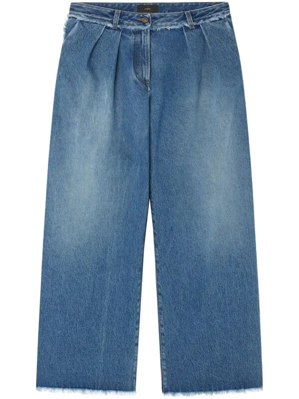 Alanui Fringed Wide Leg Jeans