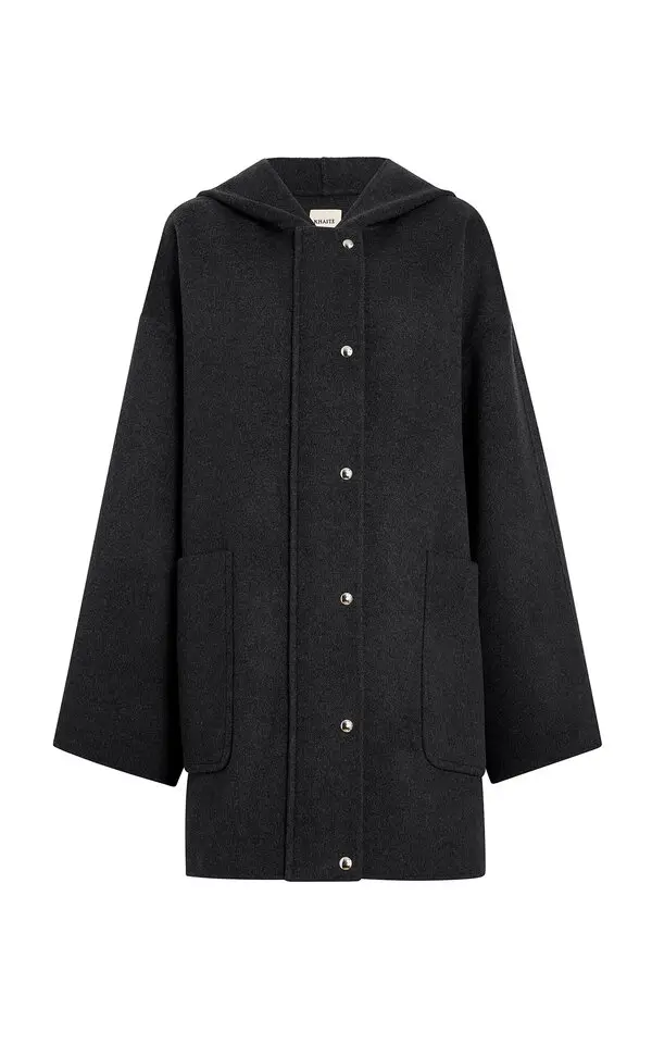 Khaite Hessner Wool Parka - Brown