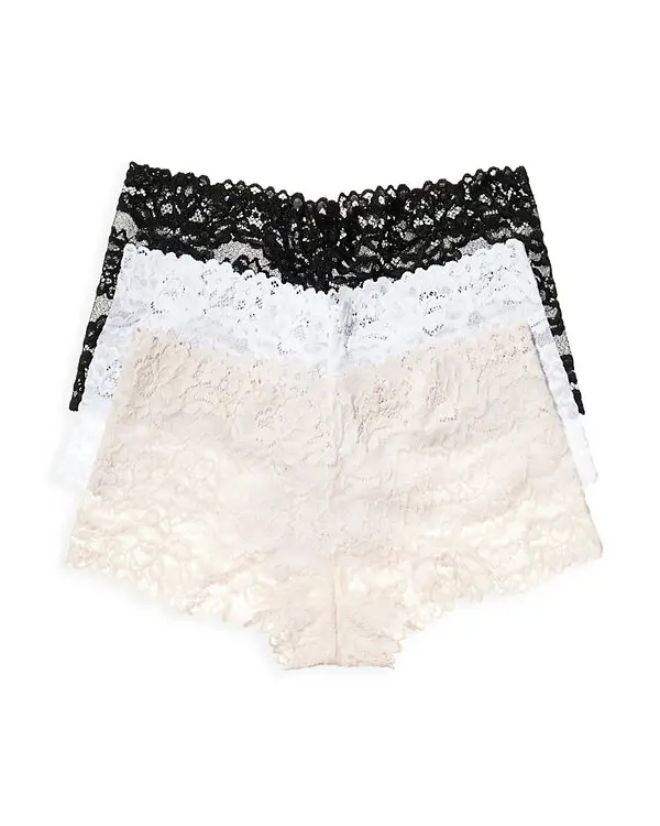 Honeydew Intimates Natalya Tanga, 3 Pack - Black/white/seltzer