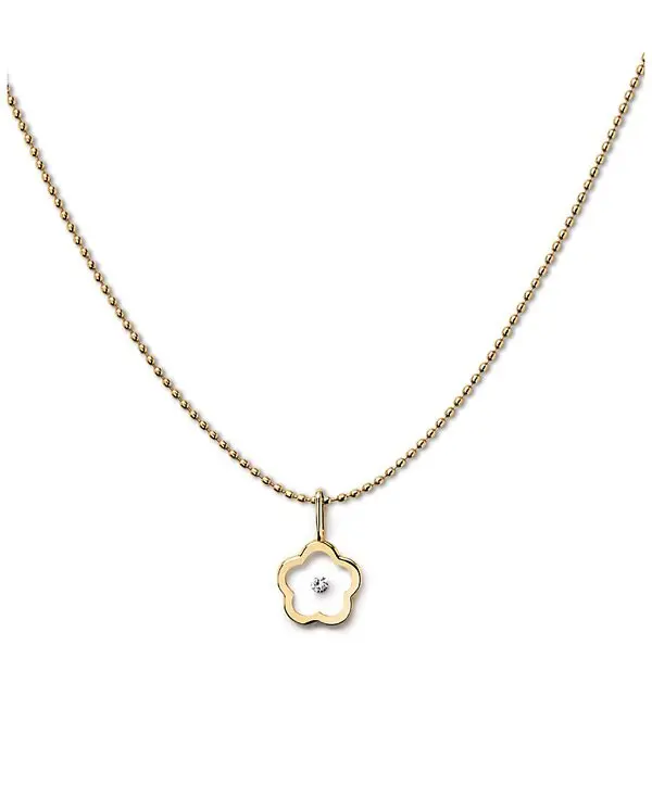 ANA LUISA Flower Lab Grown Diamond Necklace
