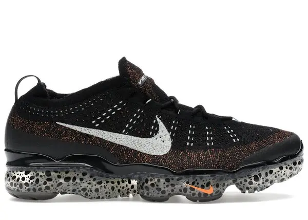 Nike Air Vapormax 2023 Flyknit Electric Pack Olympic Safari - Black/light Silver