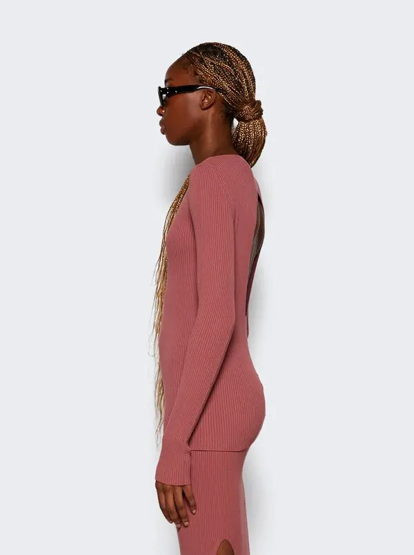 Rick Owens Cutout Ribbed Top