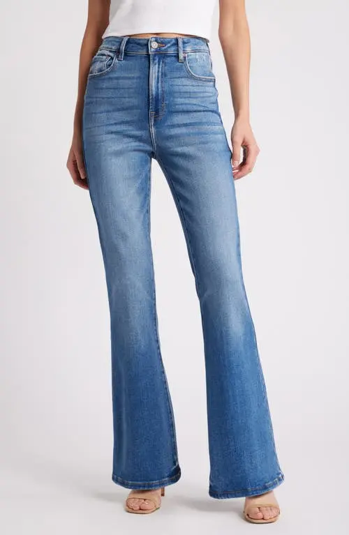 HIDDEN JEANS High-waist Flare Jeans - Medium Wash