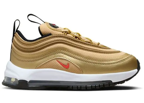 Nike Air Max 97 Sneakers - Metallic Gold/black/white