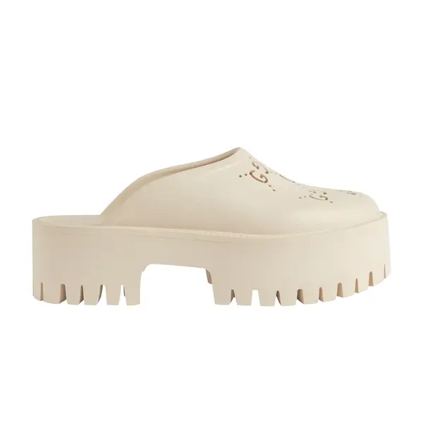 Gucci Platform Perforated Sandals