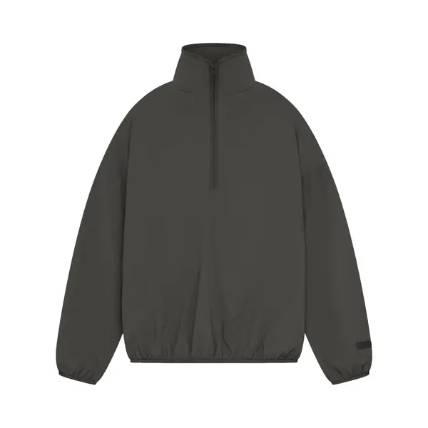 Fear Of God Nylon Half Zip Mockneck 'ink - Black