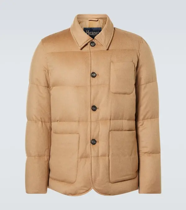 Herno Camel Hair Down Jacket