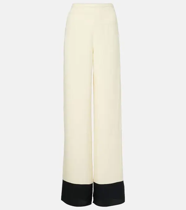 TALLER MARMO Marlene Corniche Palazzo Pants - White