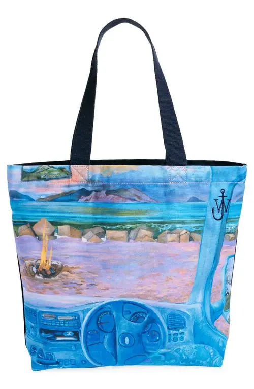 JW Anderson Camper Print Canvas Tote
