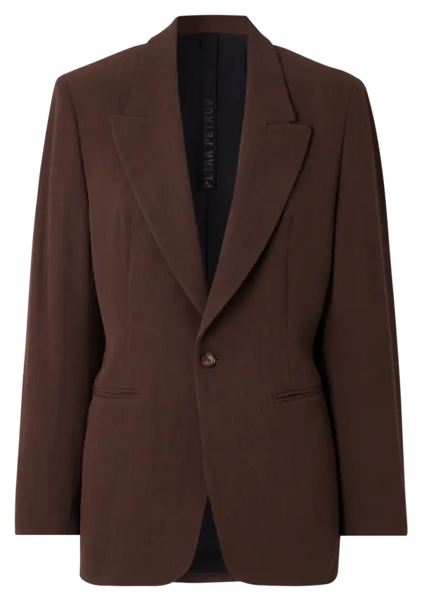 PETAR PETROV Wool-blend Blazer