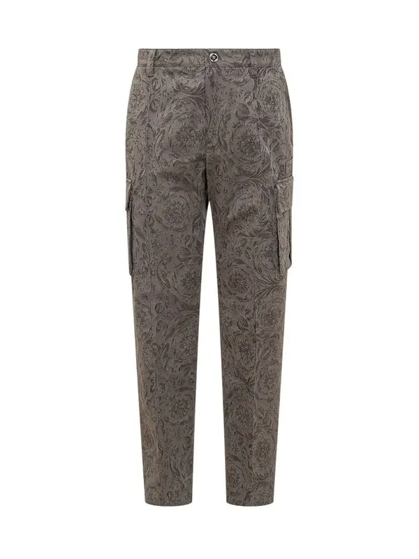 Versace All-over Baroque Pattern Pants