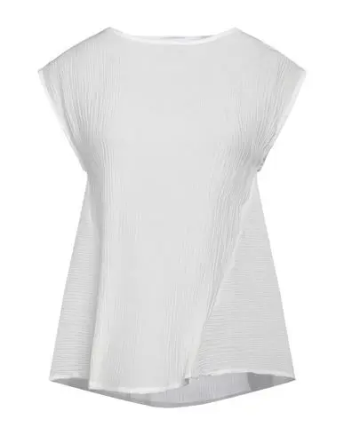 Alpha Studio Woven Top - White