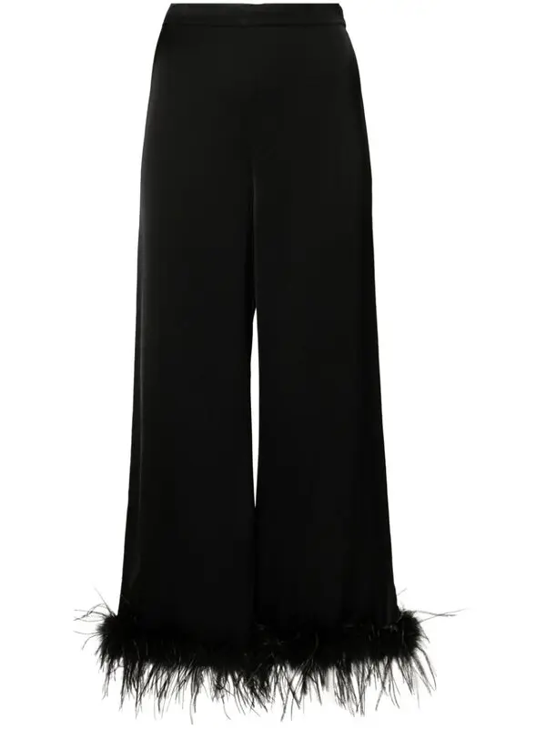 TWINSET Feather-trim Trousers