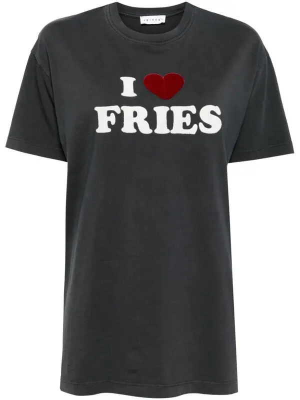 Joshua Sanders Fries-appliqué T-shirt