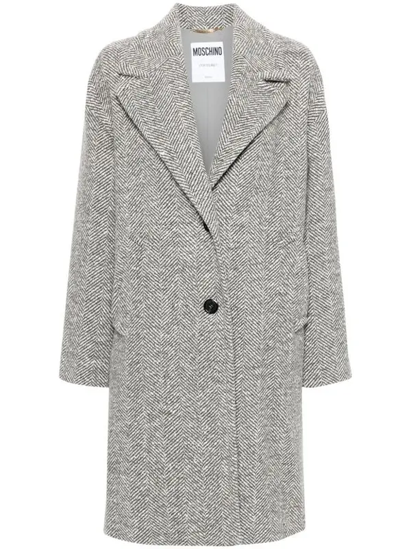 Moschino Herringbone Coat