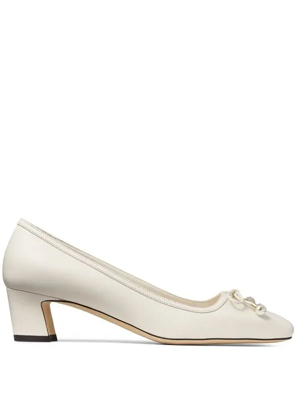 JIMMY CHOO 45mm Elme Nappa Leather Pumps